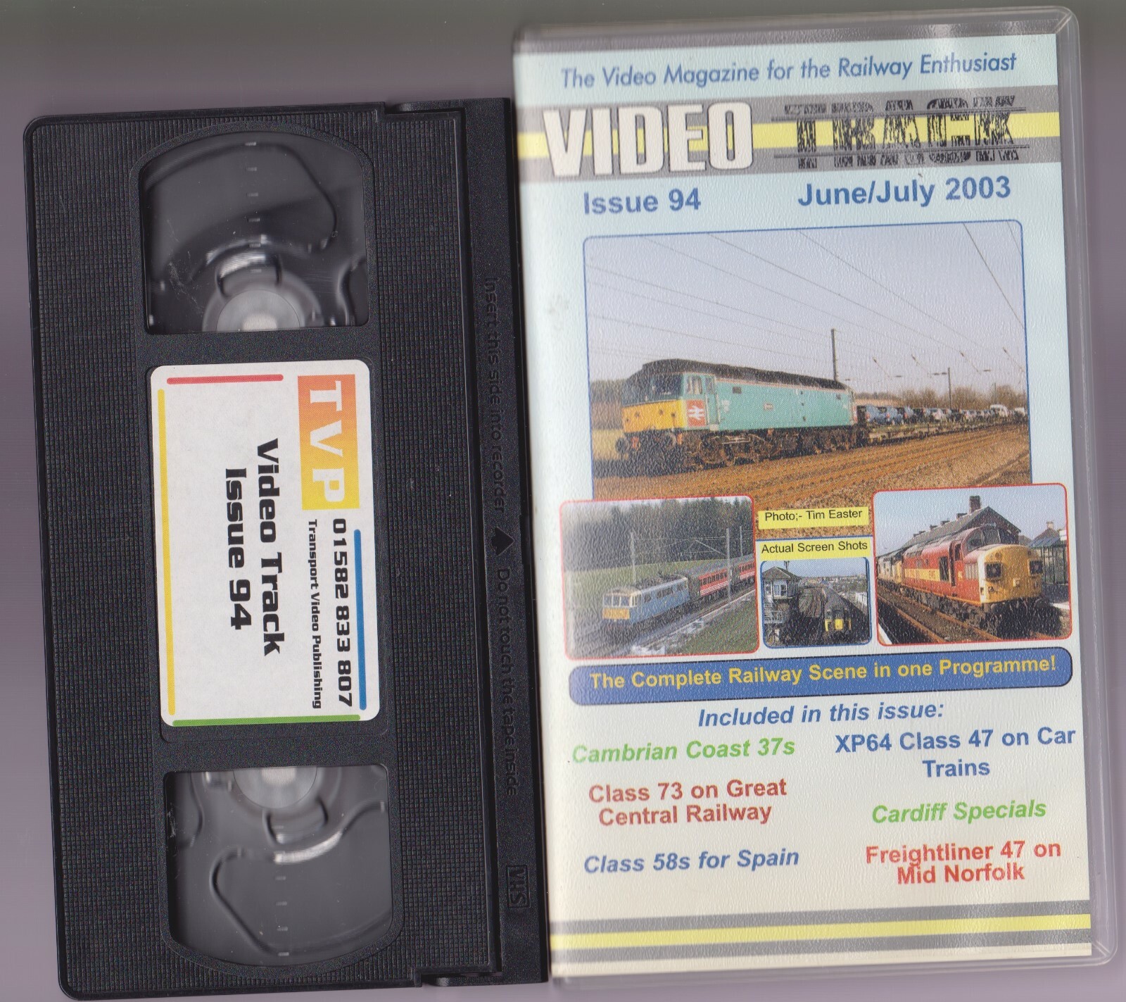 Video Track VHS Video Tapes - Various titles 9 to 107 ~ Railway Video ...