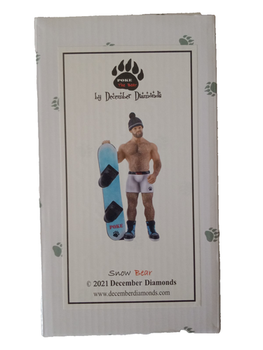 December Diamonds Poke The Bear Snow Bear Christmas Ornament NRFB | eBay