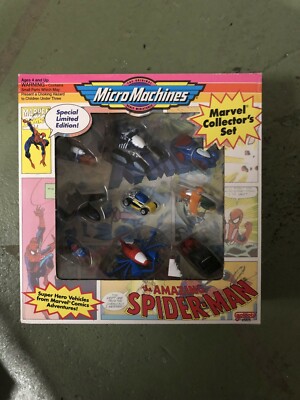 Amazing Spiderman Micro Machines Marvel Collector's Set 1993 | eBay