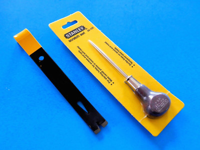 NOS Vintage Stanley Scratch Awl & Wonder Bar Pry Bar 69-122, 55-045 New ...