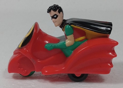 McDonald's DC Comics Robin Motorcycle Figure Batman Toy 3" Vintage 1993 ...