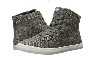 NEW ROCKET DOG CALIFORNIA HIGH TOP SNEAKERS SHOES WOMENS 8 GRAY | eBay