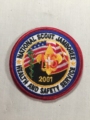 2001 National Jamboree Medical and Safety Service staff BSA JSP Patch ...