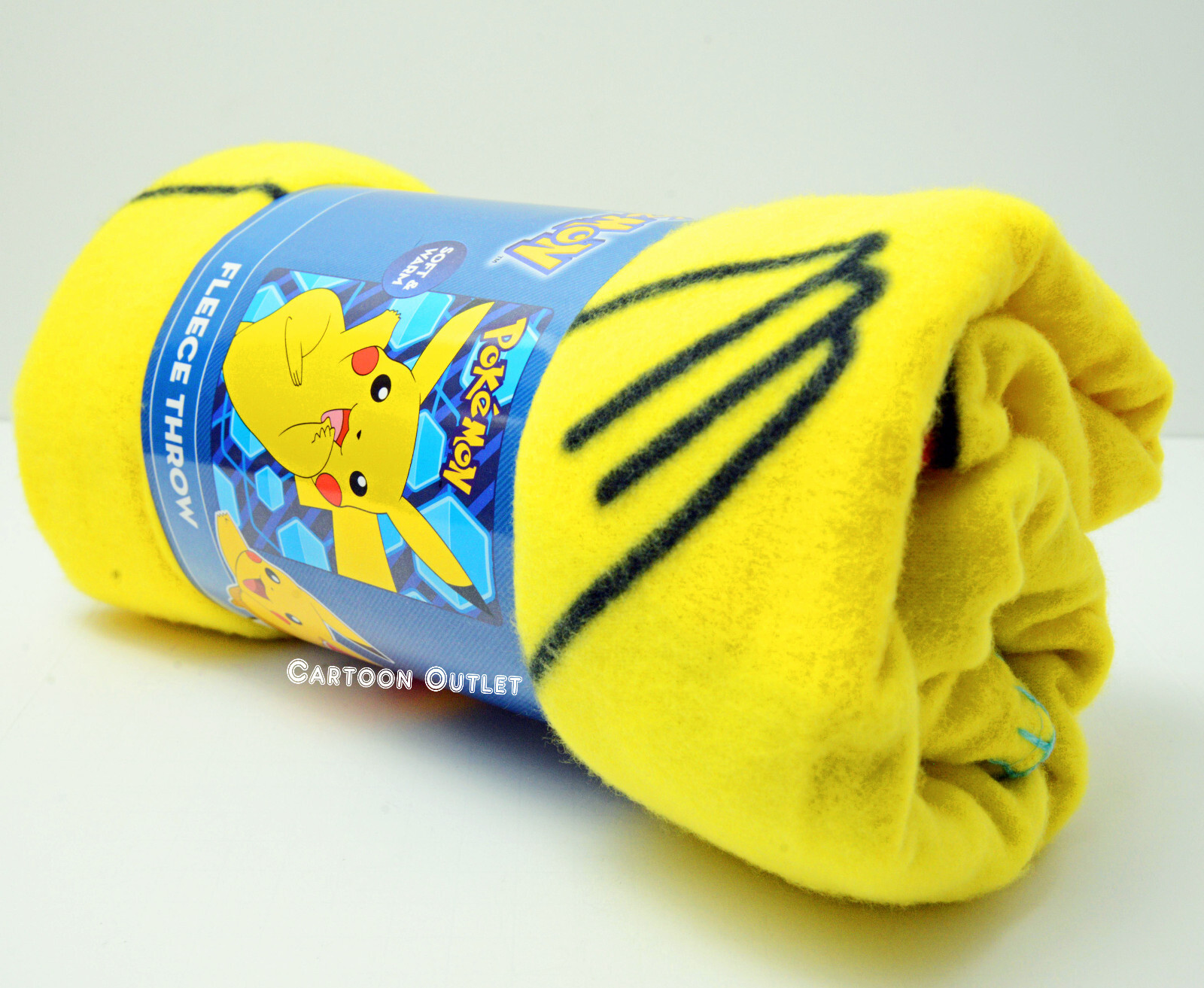Pokemon Pikachu Fleece Throw Blanket 45" x 60" Trending New | eBay