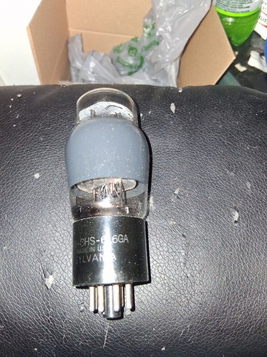 1 strong mil spec Sylvania grey glass 6L6GA / 6L6 tube #GF56 | eBay