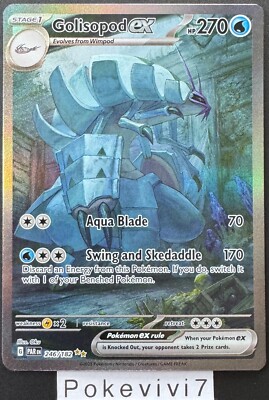Carte Pokemon GOLISOPOD / SARMURAÏ 246/182 EX FA SV4 PAR ENGLISH NEUF ...