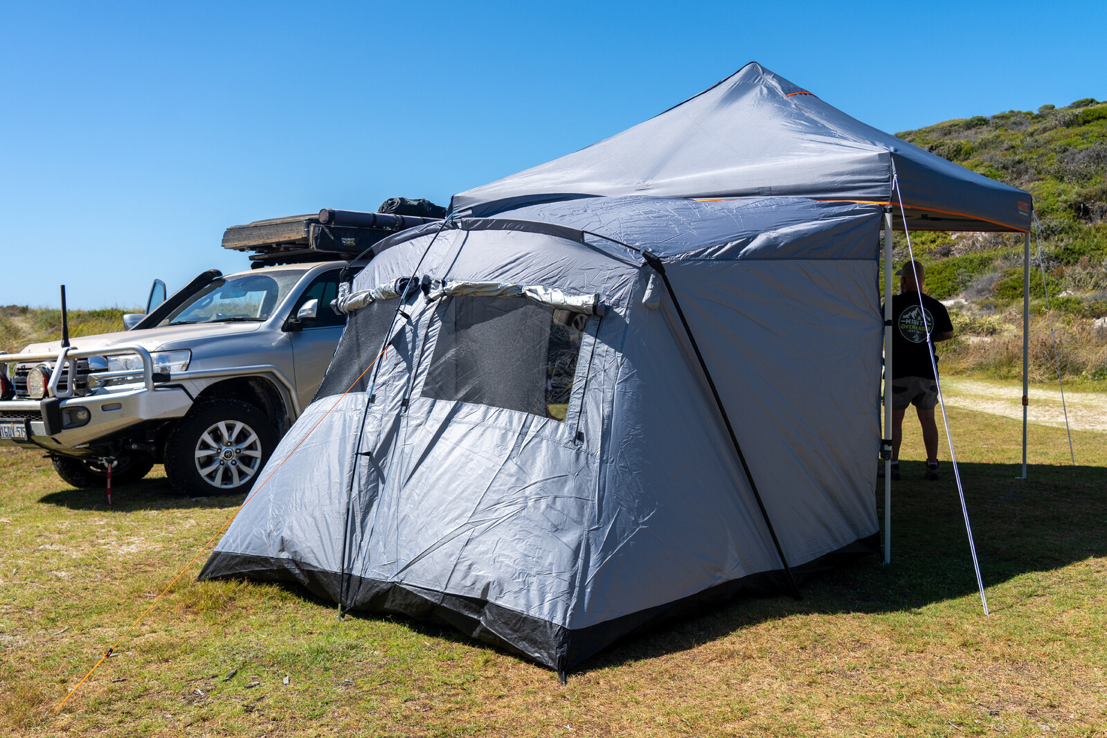 Wildtrak Side Tent 3.0 Outdoor Camping Shelter Accessory For 3m Gazebo ...