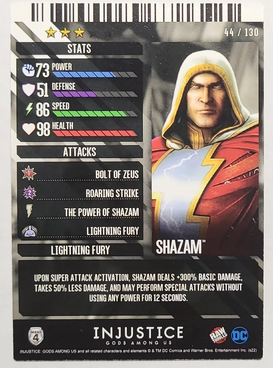 Shazam Injustice Card