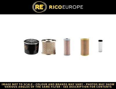 Filter Kit Fits NEUSON 1501 Air Oil Fuel w/Yanmar 3TNV76-XNSV Eng ...