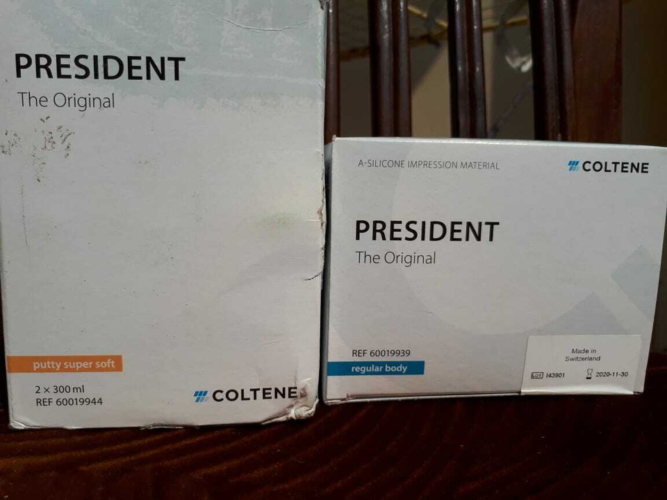 Coltene Super Soft President Original Putty Set A-Silicones Impression ...