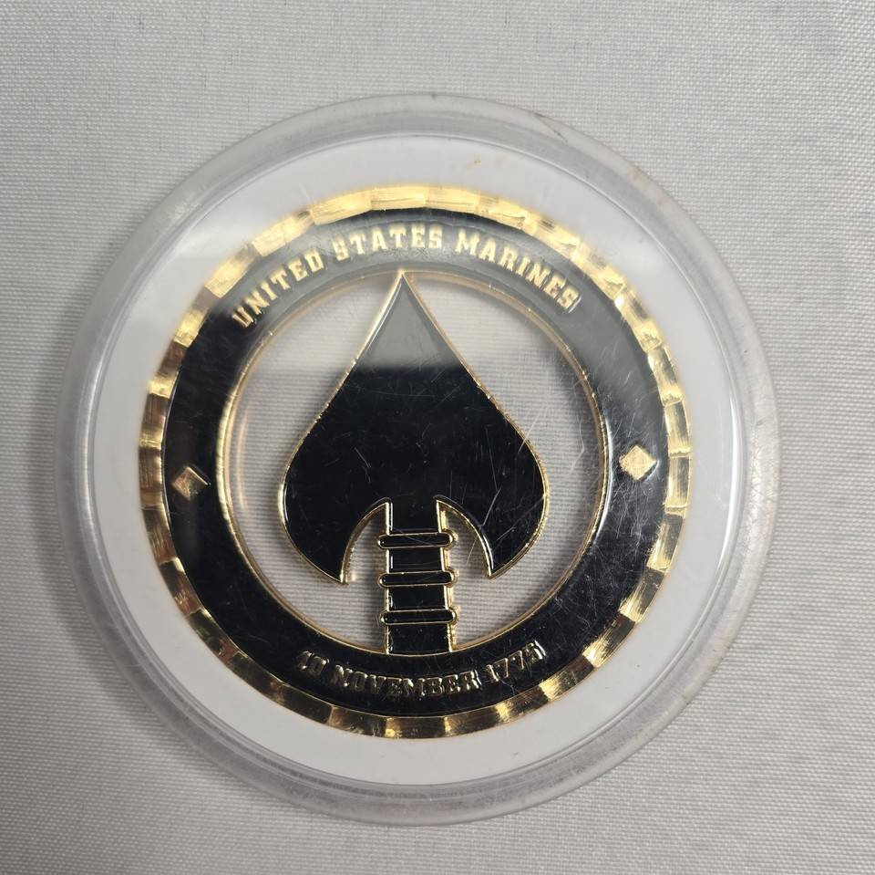 Special Operations Command USMC Large Challenge Coin with Case Military ...
