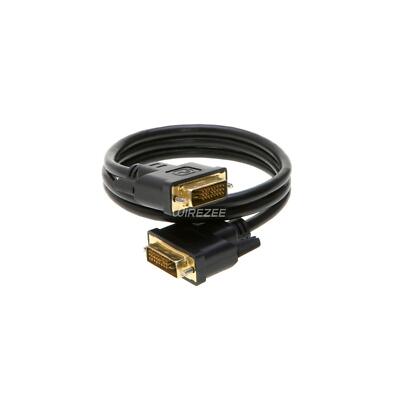 DVI-D Cable Dual Link DVI to DVI Male Wire 24+1 Pin 3ft 6ft 10ft 15ft ...