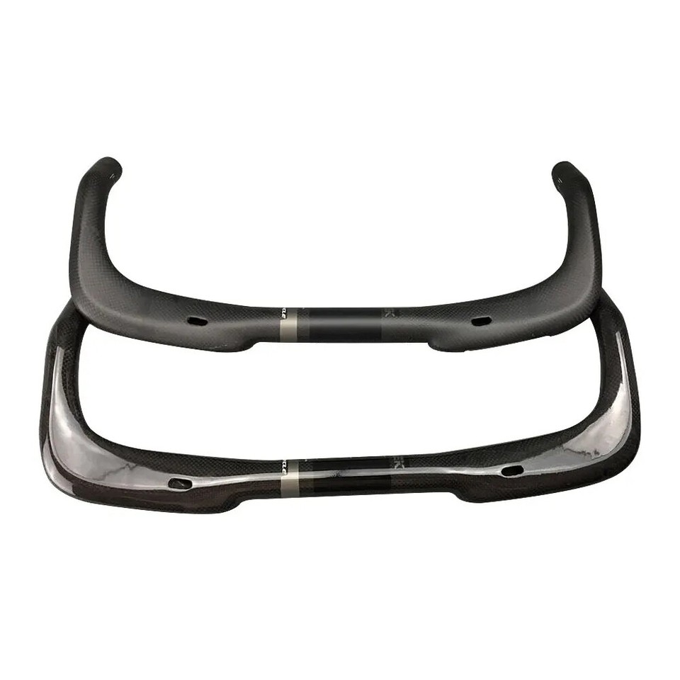 3K Carbon Fiber Road Bike Handlebar TT Base Bar Cycling Bullhorn Bar 22 ...