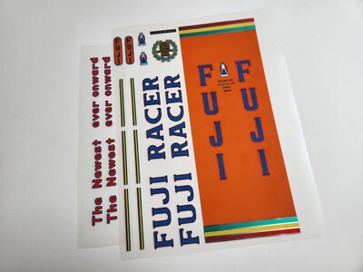 Bicycle Sticker Decal Set fits Vintage Fuji Racer - The Newest - 19 ...