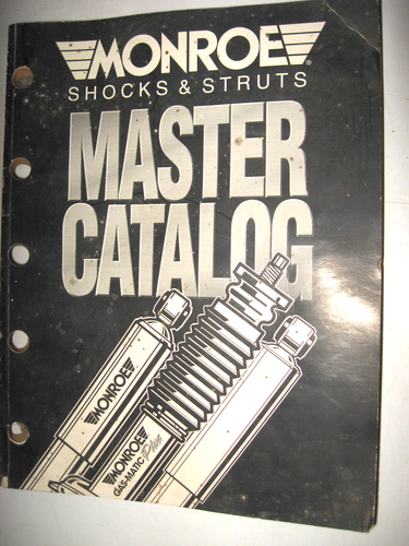 1996 Monroe Shock Absorber Master Catalog, 376 pages | eBay
