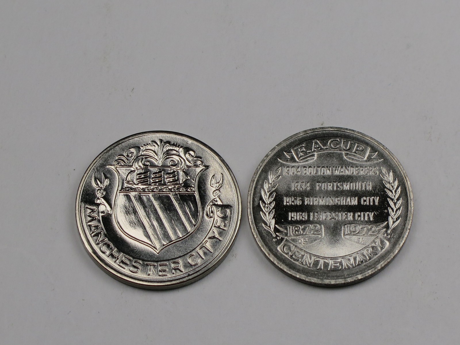 ESSO FA CUP CENTENARY COINS 1972 Choose From Selection EXCELLENT ...