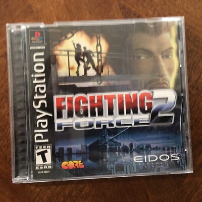 Fighting Force 2 (Sony PlayStation 1, 1999, T) Game Disc, Manual ...
