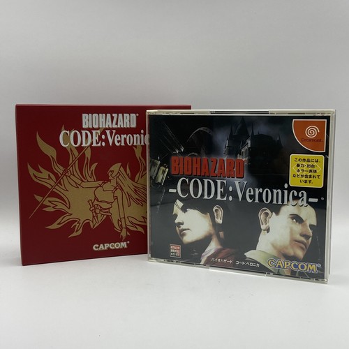 BioHazard Resident Evil - CODE: Veronica Sega Dreamcast 2000 from Japan ...