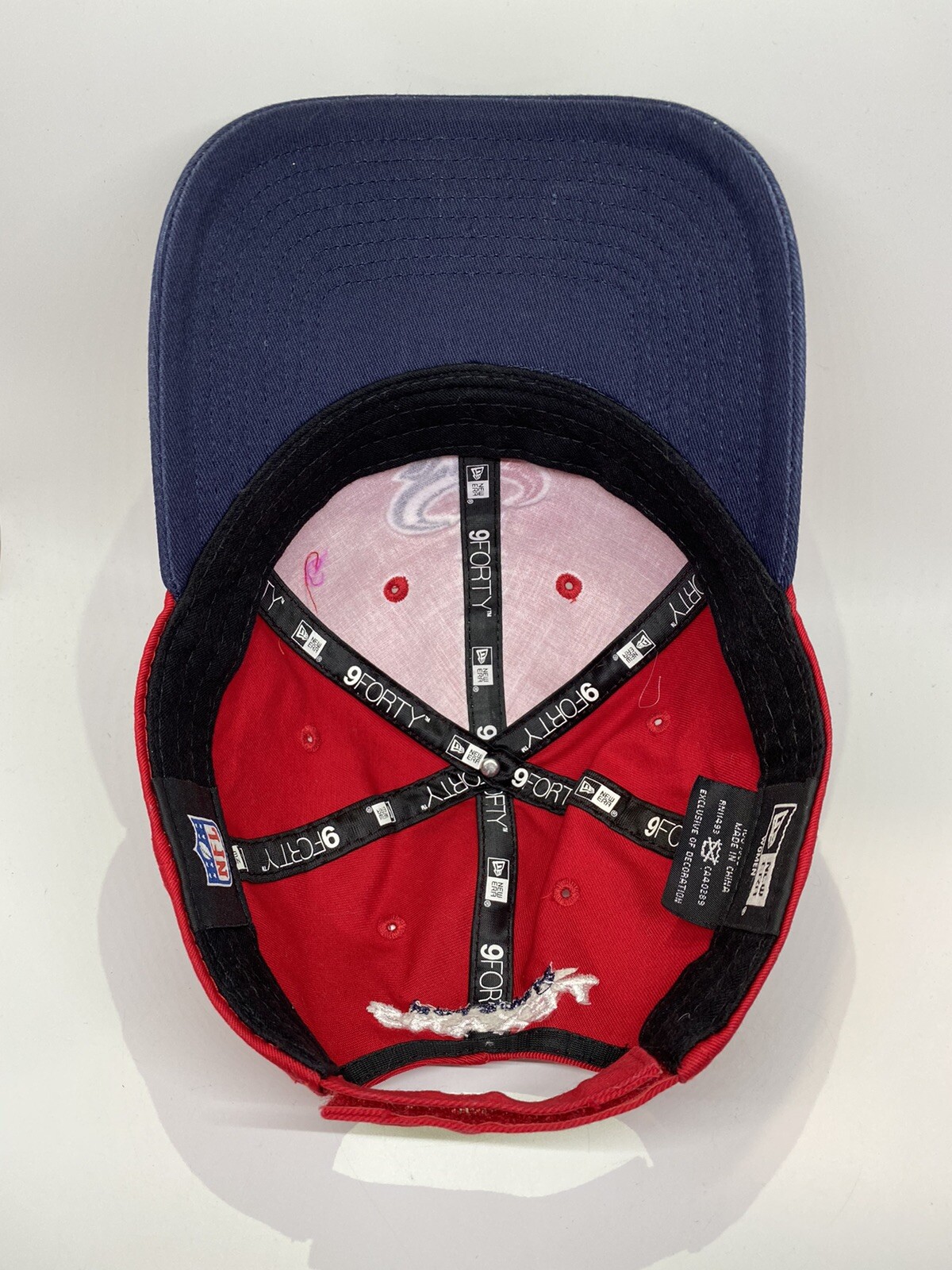 NFL Houston Texans Cap Hat Women Adjustable Red 100% Cotton New Era | eBay