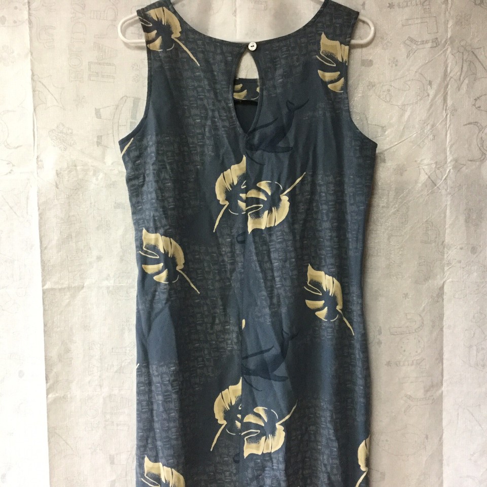 Wyland Signature Blue Under The Sea Print Dress Size M Blue Sleeveless ...