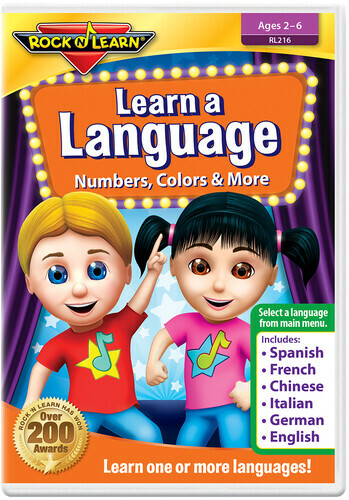 Learn A Language: Numbers, Colors & More DVD by Rock 'N Learn - Spanish ...