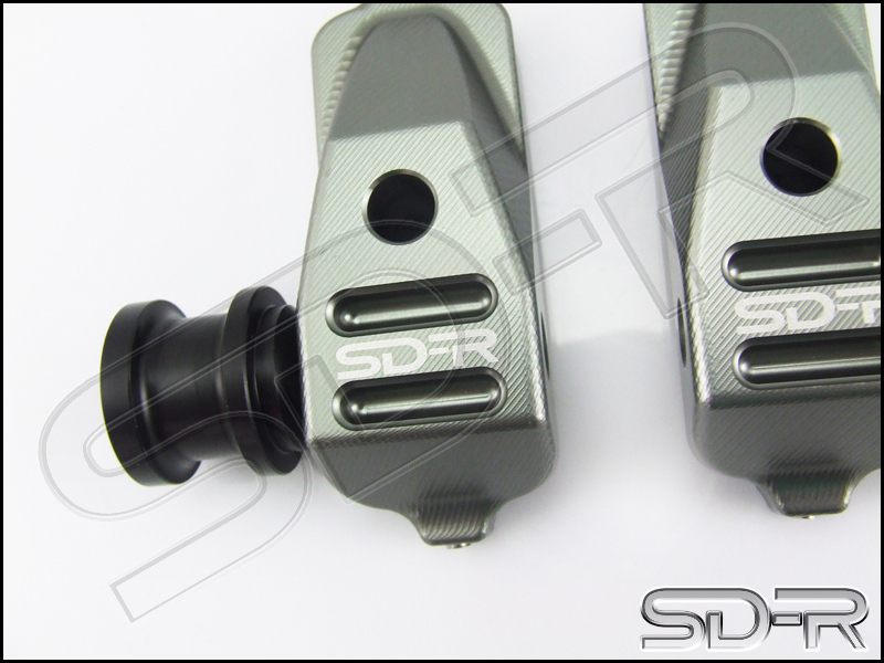 SD-R Swingarm Spool Adaptors / Mounts Fit Honda CBR500R 2013-2014-2015 ...