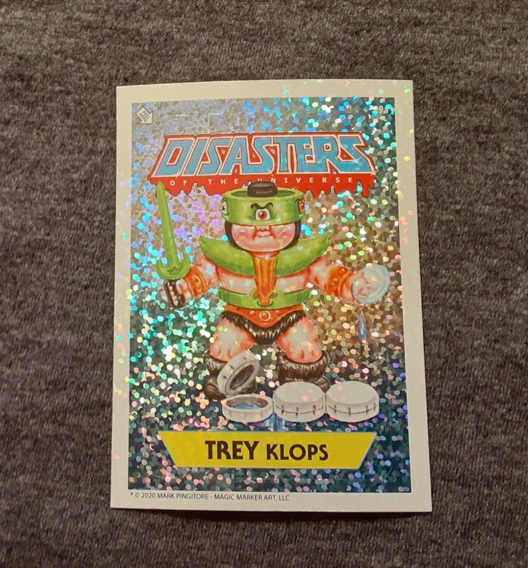 disasters of the universe garbage pail kids refractor trey clops tri ...