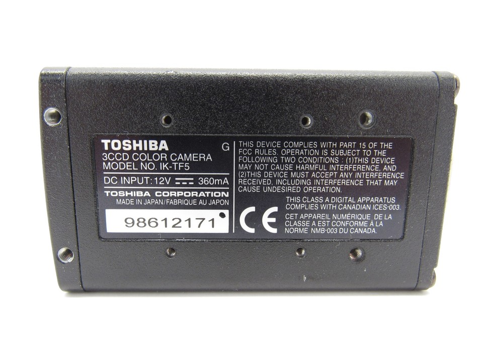 Toshiba IK-TF5 3CCD VGA Progressive Scan Color Camera | eBay