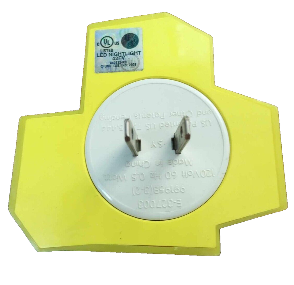 vintage ABC alphabet blocks nightlight retro childs room mid century ...