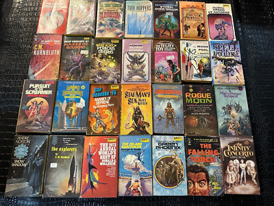 Lot 28 vintage SCIENCE FICTION - FANTASY paperback books NICE | eBay