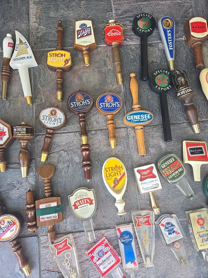 Lot Of 62 Vintage Beer Tap Draft Handles | eBay