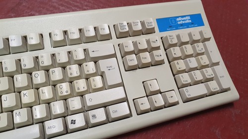 ULTRA RARE 2002 KEYBOARD Ps2 OLIVETTI ADVALIA Mod. KB-3923 | eBay