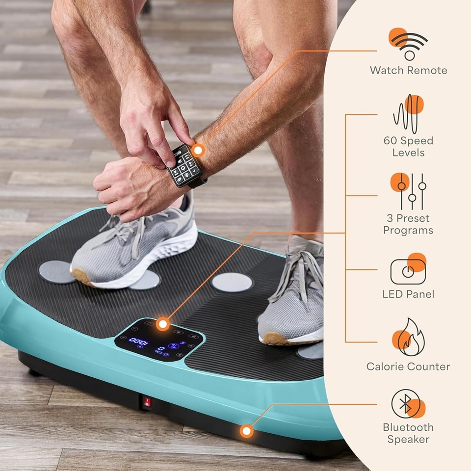 Lifepro Rumblex 4D Vibration Plate Exercise Machine for Whole Body ...