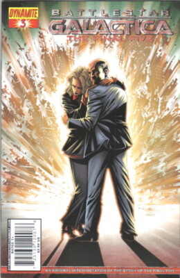 Battlestar Galactica The Final Five Comic #3 B Dynamite 2009 VERY HIGH ...