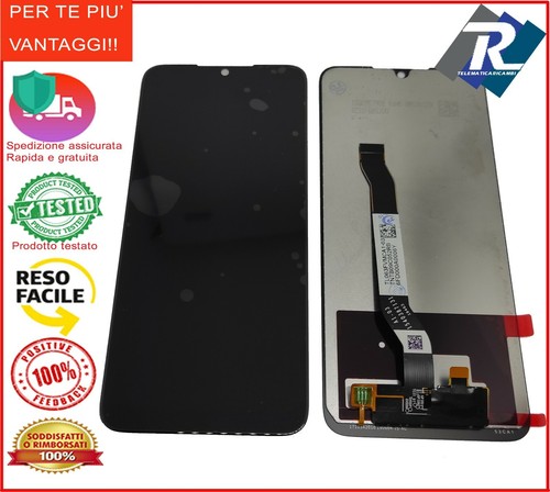 LCD DISPLAY TOUCH XIAOMI REDMI NOTE 8T M1908C3XG M1908C3XC NERO NO ...