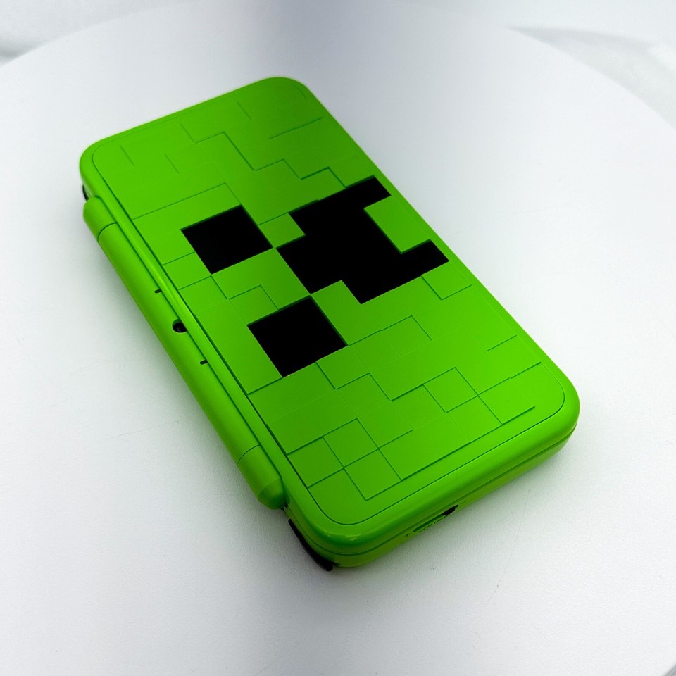 New Nintendo 2DS XL LL Minecraft Creeper Edition Japanese Great ...