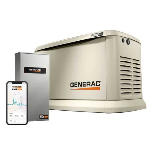 Generac 7210 Guardian 24KW Home Backup Generator Whole House Switch ...