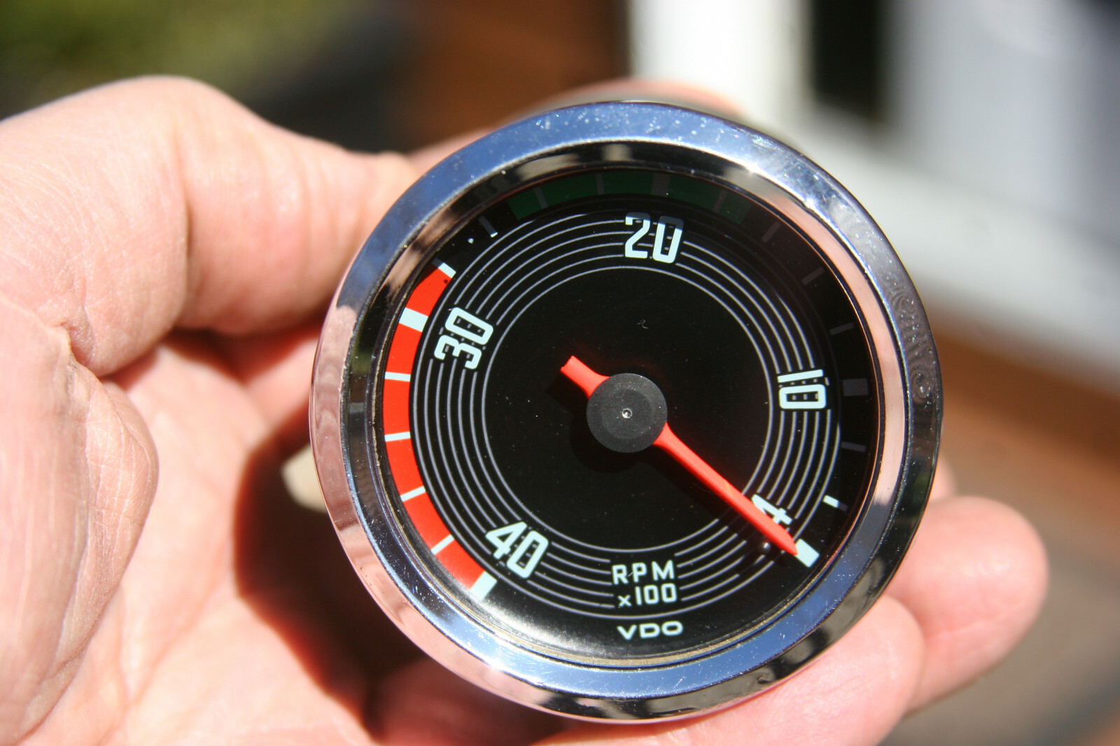 68 1968 VDO Vintage 4K 4000 RPM Tachometer 2 3/8" Gauge - 03/46/2 9.68 ...