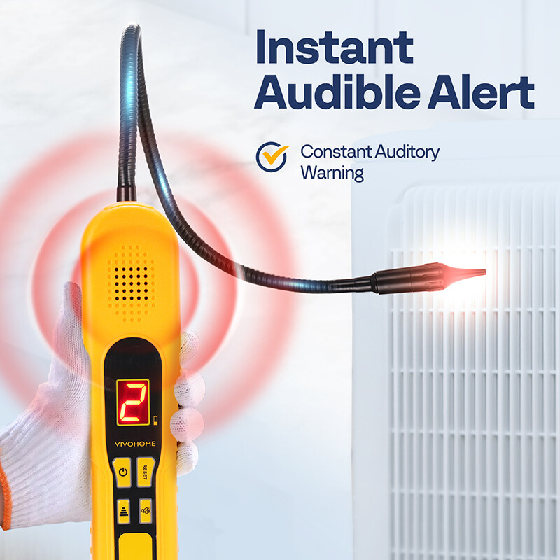 HVAC Refrigerant AC Sniffer Freon Leak Detector Max Sensitivity up to 0 ...