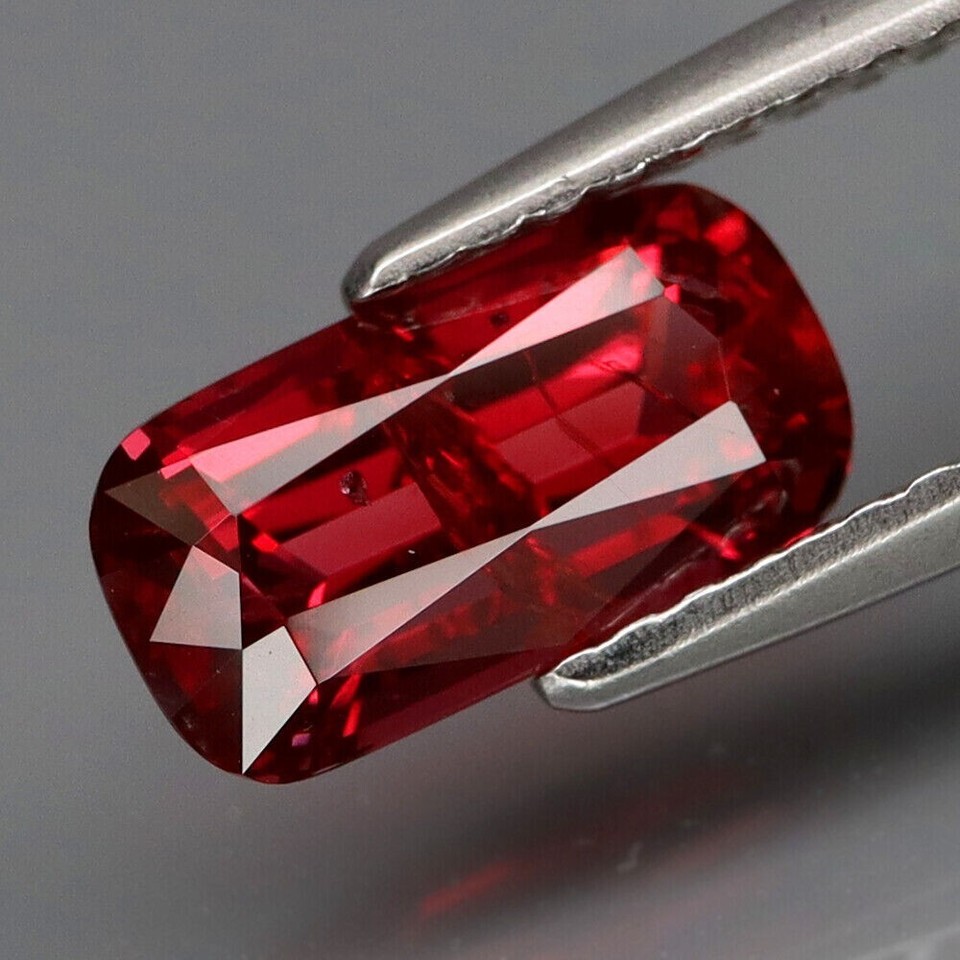 1.59 Ct Natural Nobel-Red Spinel Myanmar Unheated Cushion Shape ...