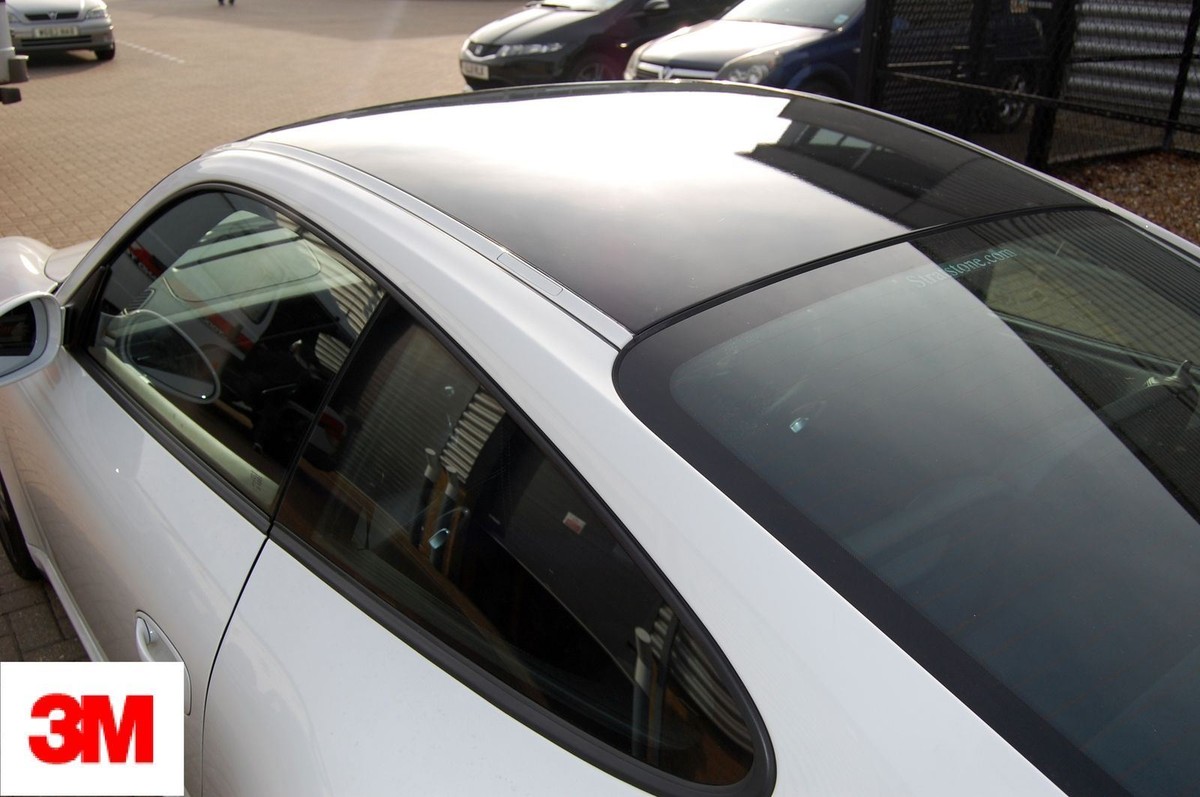 Glass Black Car Wrap