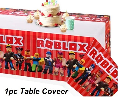 All New Roblox Party Balloons Tablecloth Banner/Flag Plates Cups Party ...