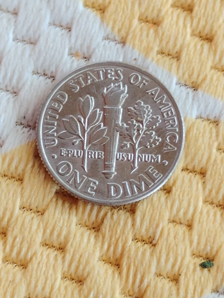 2003 D Roosevelt Dime Off Center Struck & Tilted Collar Errors | eBay