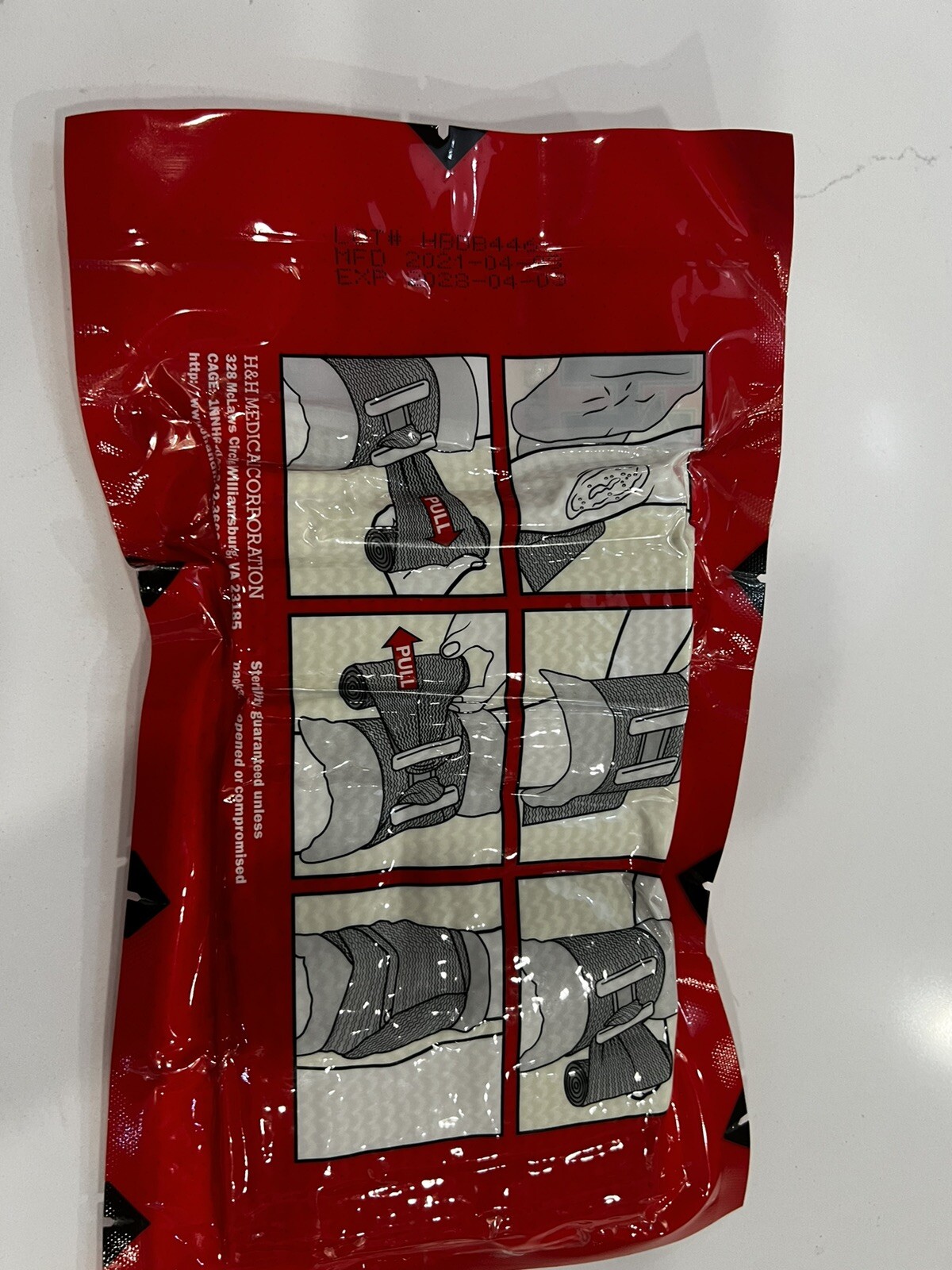 The H-Bandage Comprehensive Combat Dressing NSN:6510-01-598-8418 exp ...