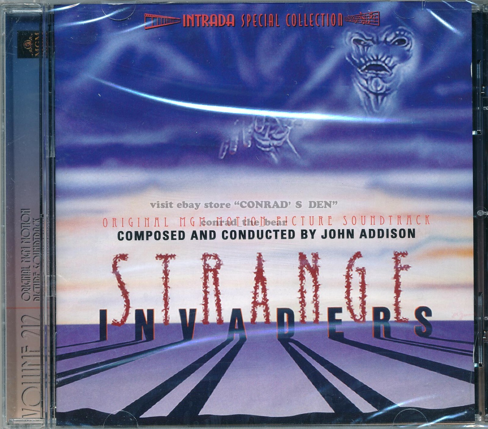 John Addison "STRANGE INVADERS" soundtrack Intrada Ltd CD SEALED sold ...