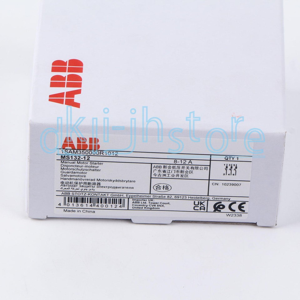 1PC ABB MS132-12 1SAM350000R1012 Manual Motor Starter New | eBay