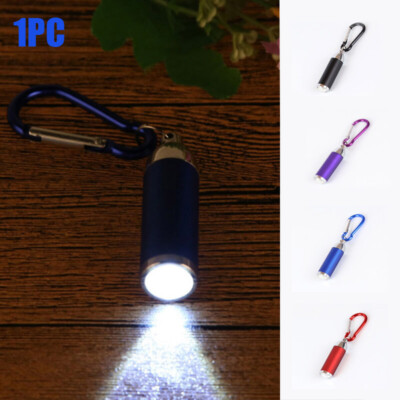 Mini LED Torch Flashlight Camping small Compact portable Key ring ...