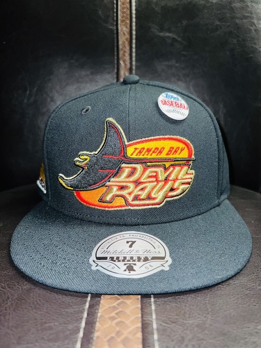 2023 Topps Lids x Mitchell & Ness Tampa Bay Devil Rays Fitted Hat Pin ...