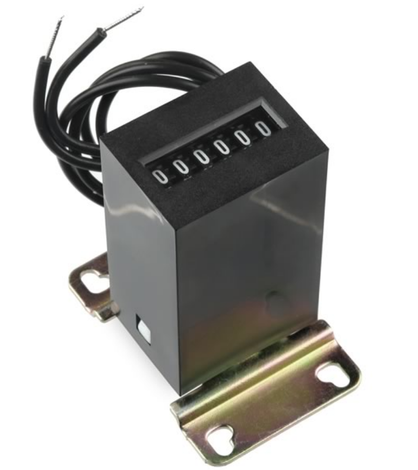 KEP KE610 24V DC Non Resettable Analog Mechanical Impulse Counter ...