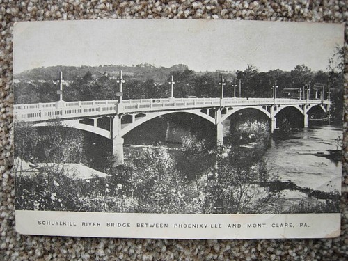 PHOENIXVILLE PA-MONT CLARE BRIDGE-SCHUYLKILL RIVER-CHESTER COUNTY ...